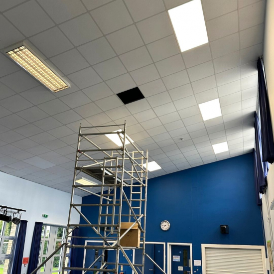 School LED Lighting Installation | Diamond Services (EA) Ltd
